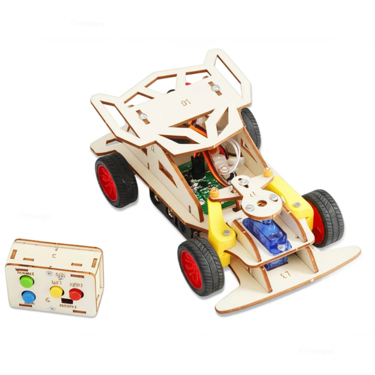 DIY Wooden Remote Control Car Kit | STEM Educational RC Toy – The Joy Box