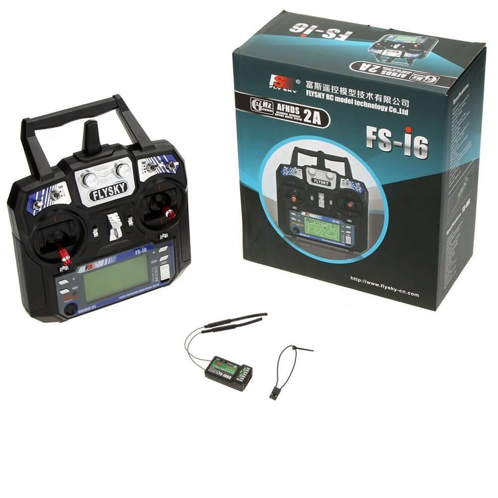 Flysky FS-i6 Radio 6 Channels Transmitter with Receiver | The Joy Box