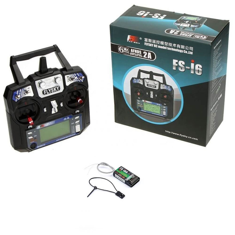 Flysky FS-i6 Radio 6 Channels Transmitter with Receiver | The Joy Box