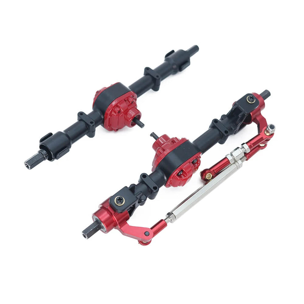 Front & Rear Metal Axle Upgrade Kit for 1/12 MN Model MN82 MN82S LC79 ...